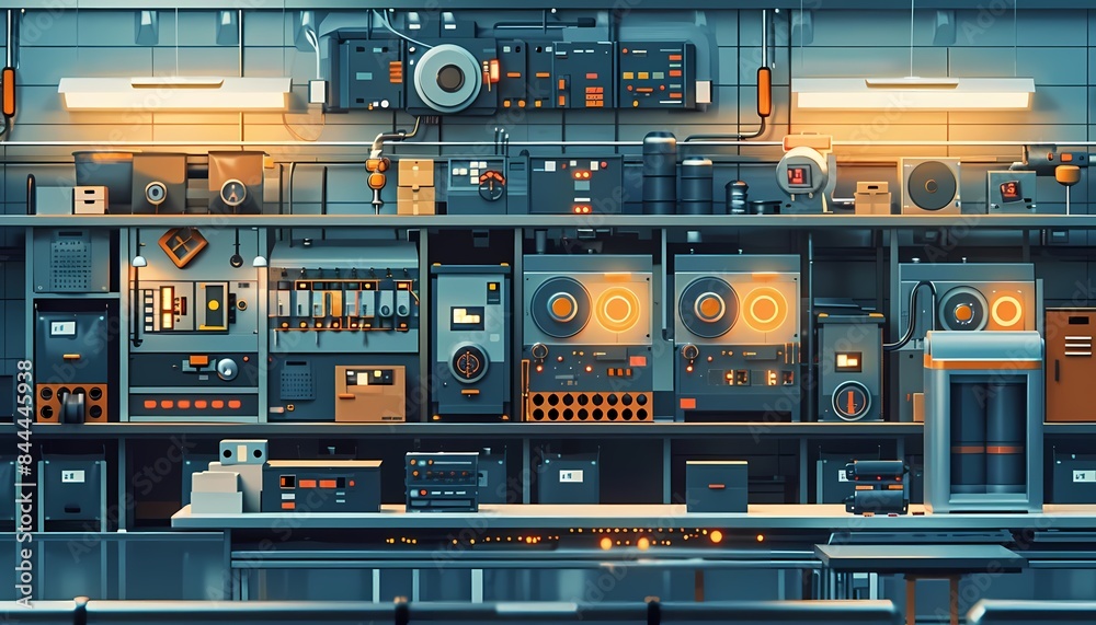 Flat design of lean manufacturing with visual management tools ...