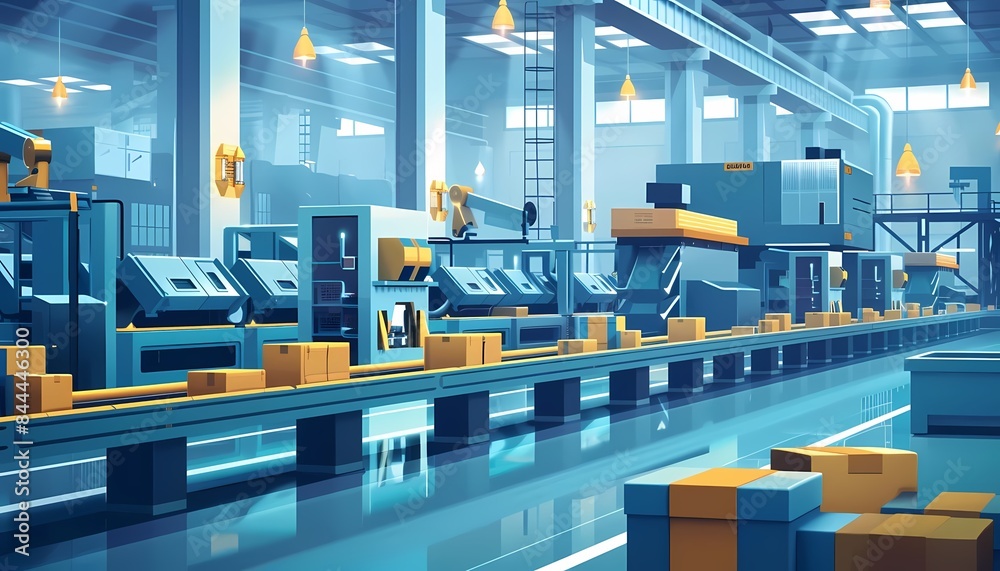 Flat design of lean manufacturing with 5S audits, maintaining workplace ...