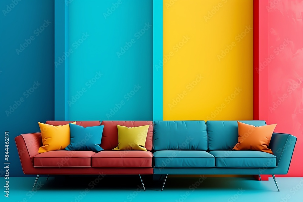 Embrace the playful spirit of postmodernism with a color theory ...