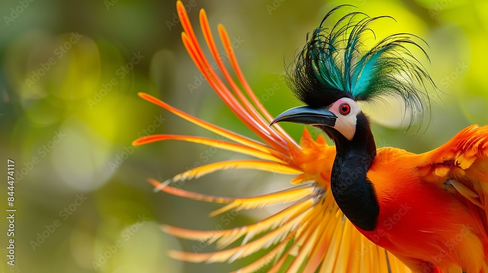 Cendrawasih, the bird of paradise, captivates with its stunning plumage ...