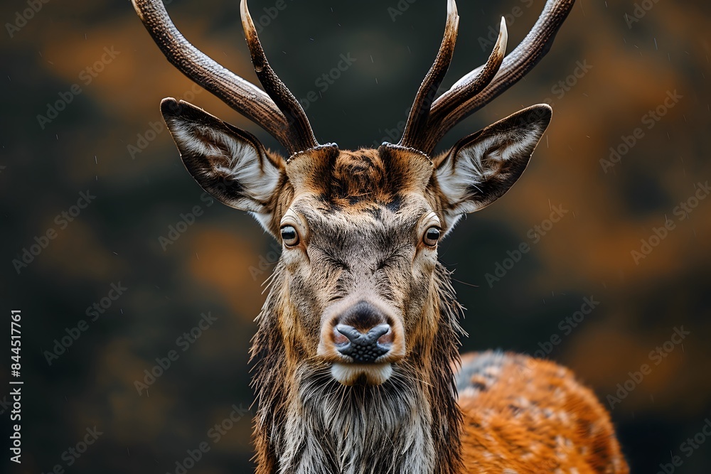Majestic Deer with Antlers in Natural Habitat - Wildlife Photography ...