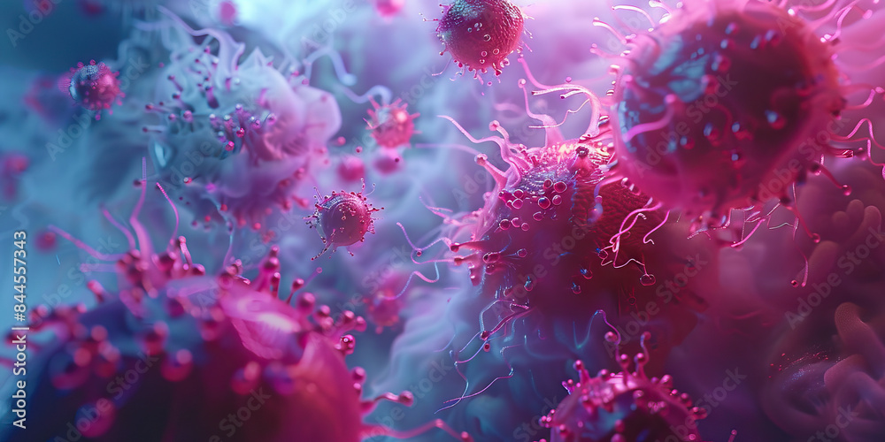 Virus assembly and release an animation showing how the creation of ...