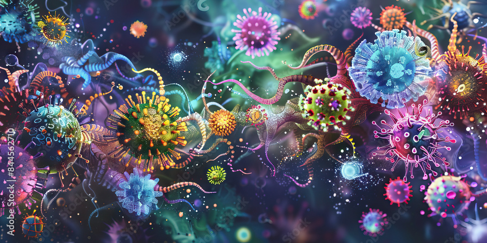 Virus Transmission Routes: An illustration showing the various routes ...