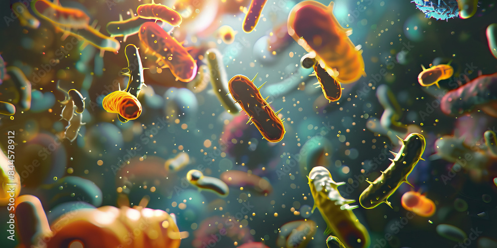 Pathogenic Bacteria: A magnified view of pathogenic bacteria ...