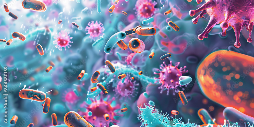 Antibiotic Resistance: A depiction of antibiotic-resistant bacteria ...