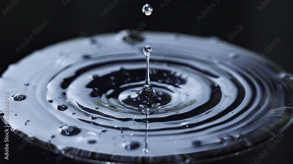 Water dripping in a clock symbolizes the passing of time. Saving water ...