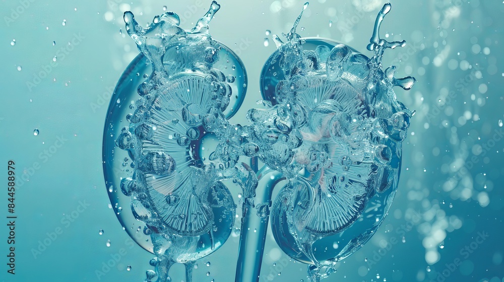 Water hydrates and cleanses the kidneys, ensuring their optimal ...