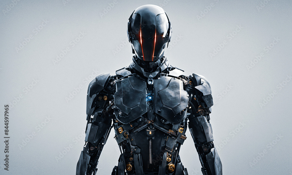 Technology Marketing Campaign, Hyper-realistic Futuristic Robot in ...
