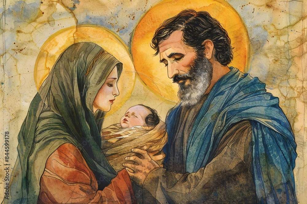 John the Baptist's miraculous birth to Zechariah and Elizabeth ...