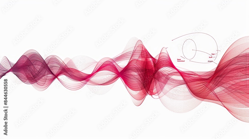 A detailed diagram of a 50 Hz AC power waveform, with sine wave cycles ...