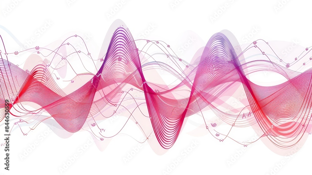 A detailed diagram of a 50 Hz AC power waveform, with sine wave cycles ...