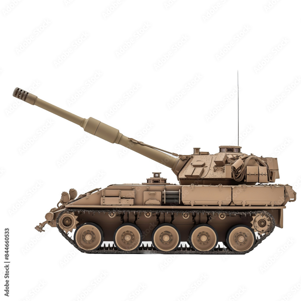 M109 Paladin self-propelled howitzer isolated on transparent png ...