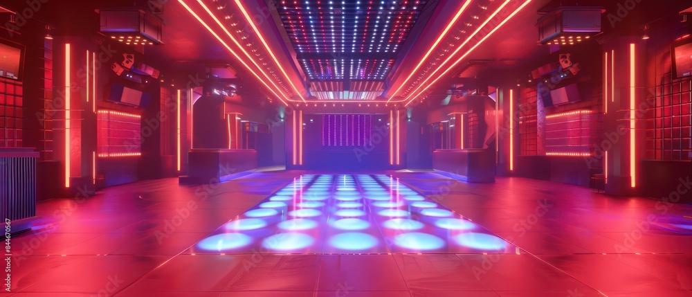 dance floor, augmented reality visuals ignite a dynamic and energetic ...