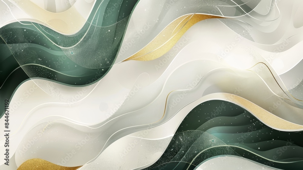 Premium abstract background featuring luxurious organic shapes and milk ...