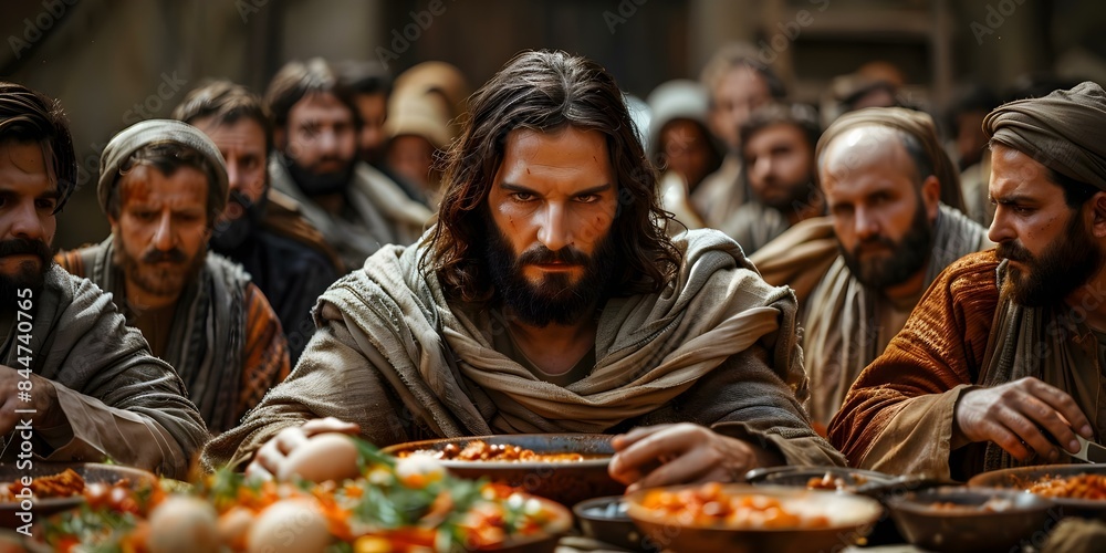 The Last Supper Jesus' final meal with his apostles before Easter ...