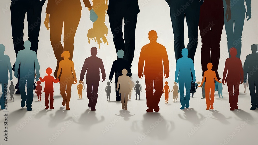Global Population: People from different cultures, backgrounds, and ...