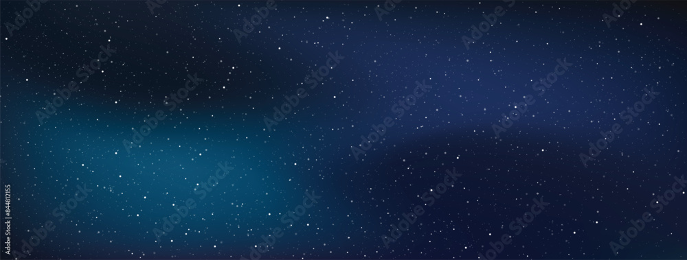 Astrology horizontal star universe background. The night with nebula in ...