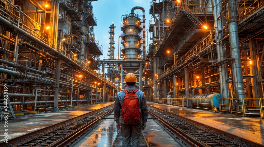 Inspecting drums at a chemical storage facility to preserve containment ...