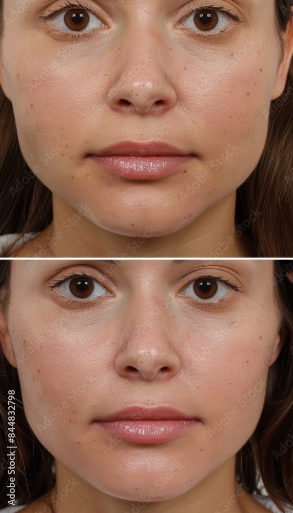Before and After Comparison of Nasolabial Folds with Filler Injections ...