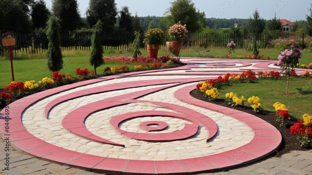 Diverse garden path designs and materials for creating stunning and ...