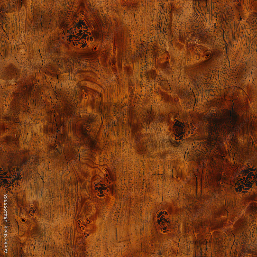 realistic burl wood texture seamless. AI generated Stock Illustration ...
