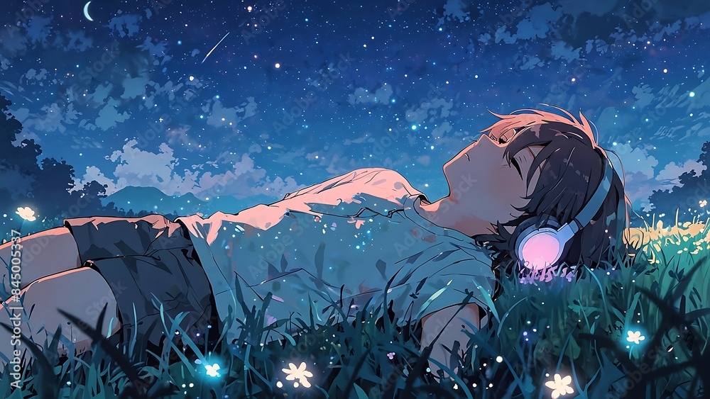 Lo-fi sad boy concept image for thumbnails, social media and wallpapers ...