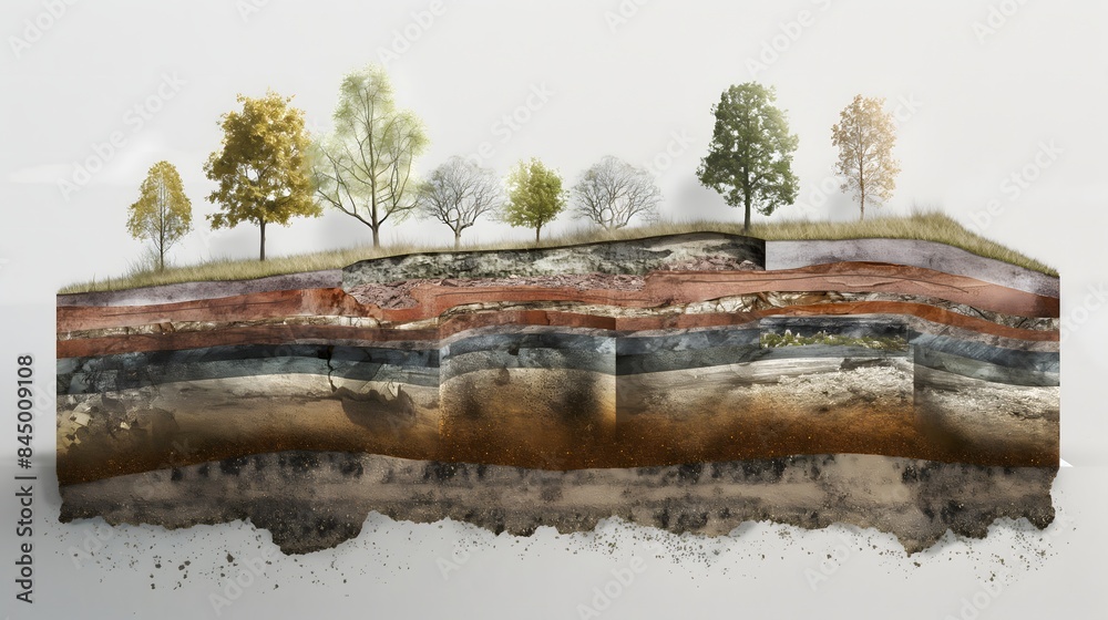 3. Imagine a graphical representation of soil permeability gradients ...