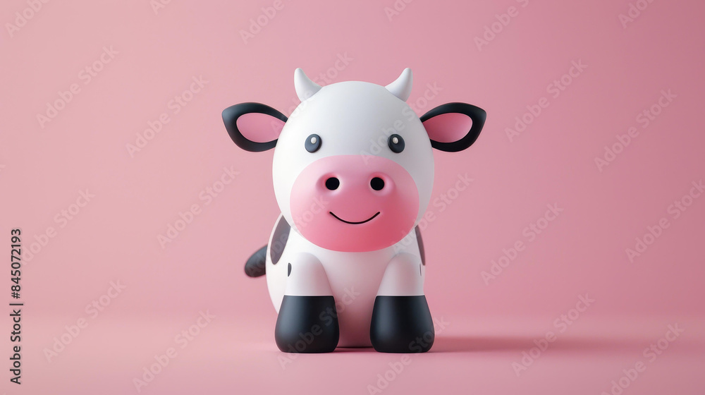 Create adorable clay cow icons with muted pastel colors using Blender ...