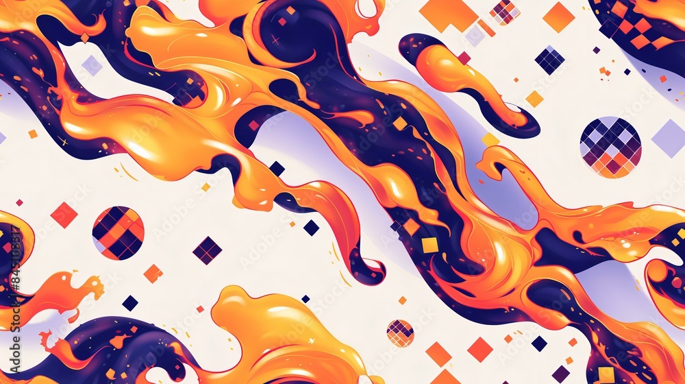 Organic Waves - Organic wave forms blending into each other. Amazing ...