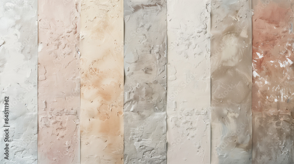 Rustic Textured Wall with Neutral Pastels Color Washing Technique ...