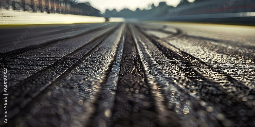 Capturing Tire Skid Marks with High-Speed Photography on a Race Track ...