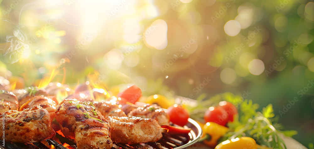 An outdoor team barbecue party as a gesture of employee appreciation ...