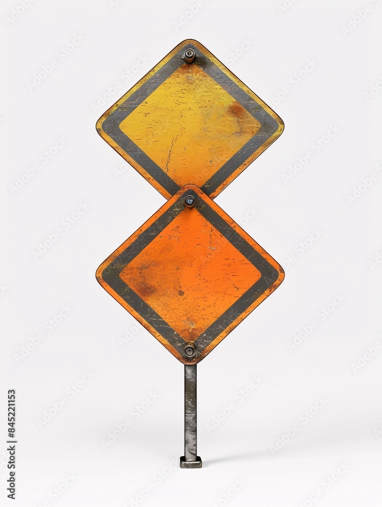 Red light warning symbol on white background. Road sign indicating ...