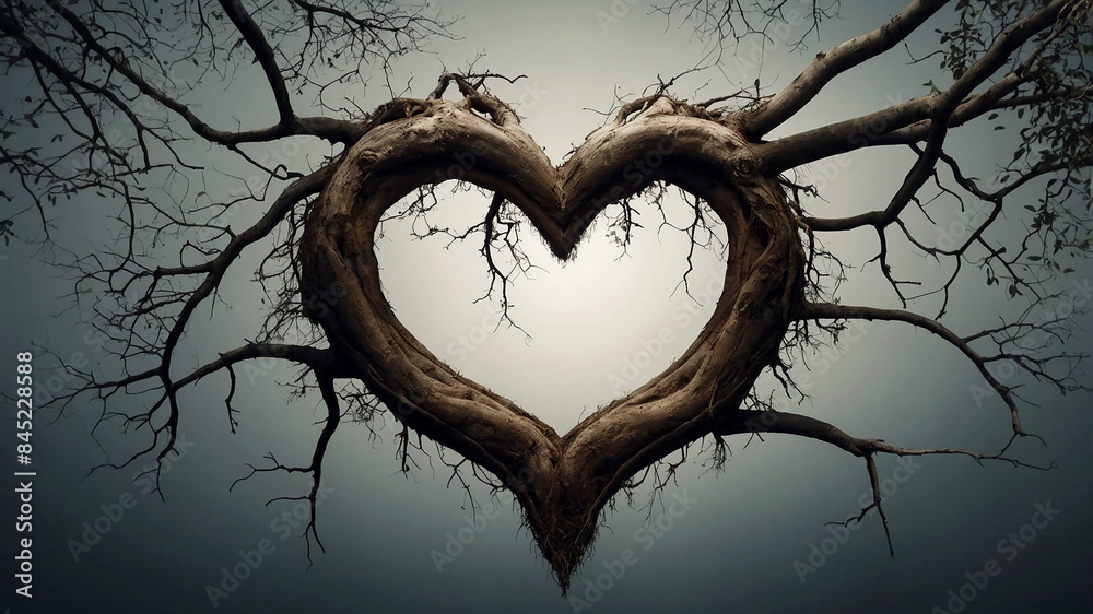 beauty of heart-shaped tree roots, turning them into powerful symbols ...