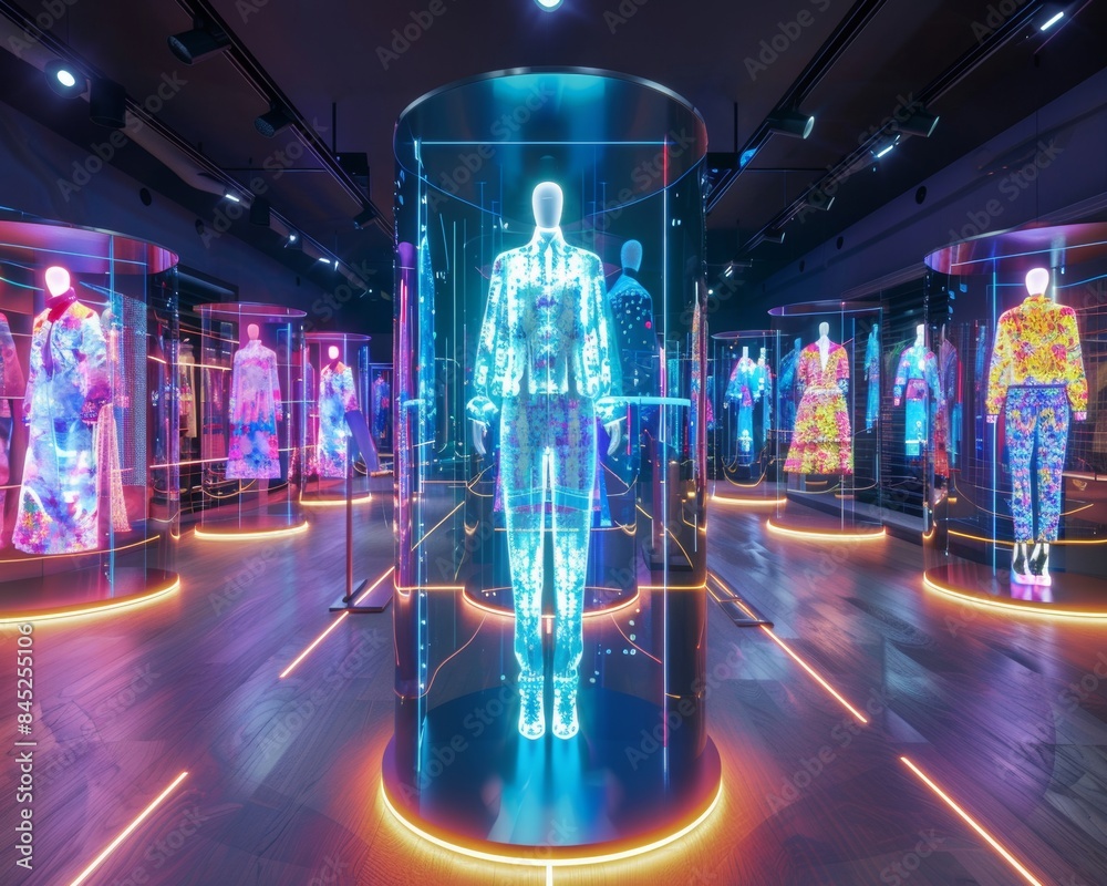 Step into the future with our digital fashion showroom featuring state ...