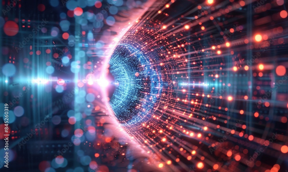 Illustration of quantum teleportation in a quantum computer, depicting ...