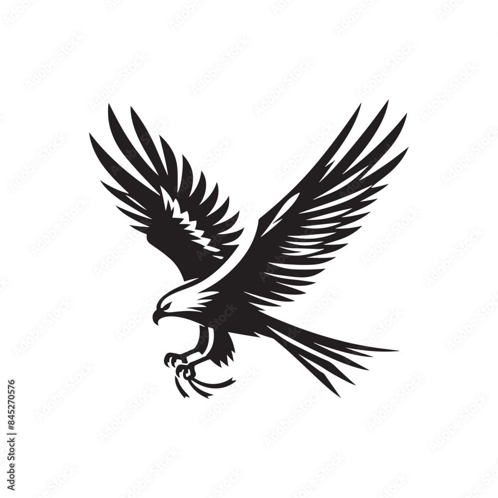 Kite Bird Silhouette: Vector Graphics Depicting the Elegance and ...