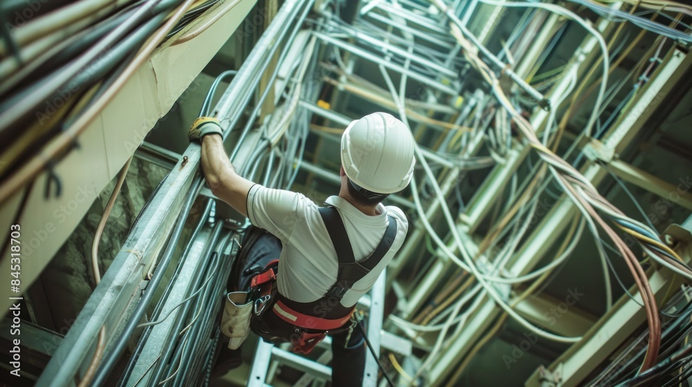Inspecting Electrical Wires in a High-rise Building: an electrical ...