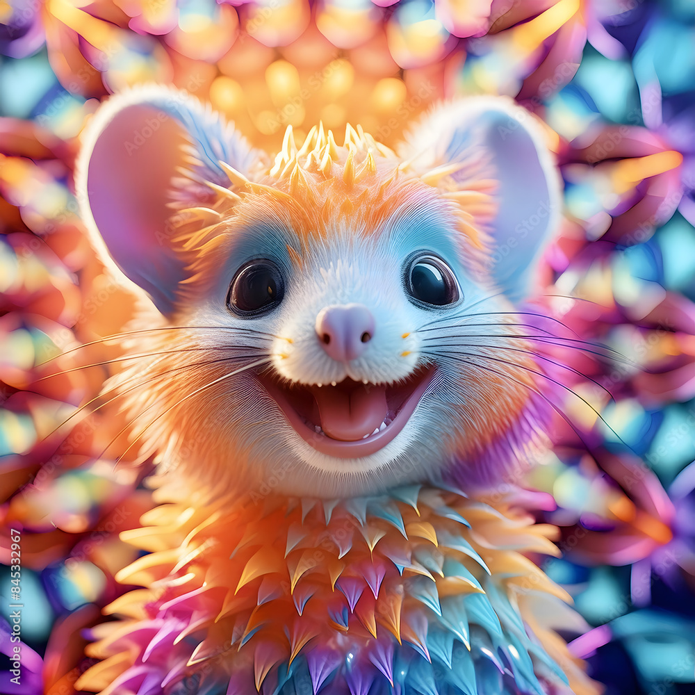 fantasy, tier, maskottchen, fabeltier, teddy, pelzig, neu, Charakter ...