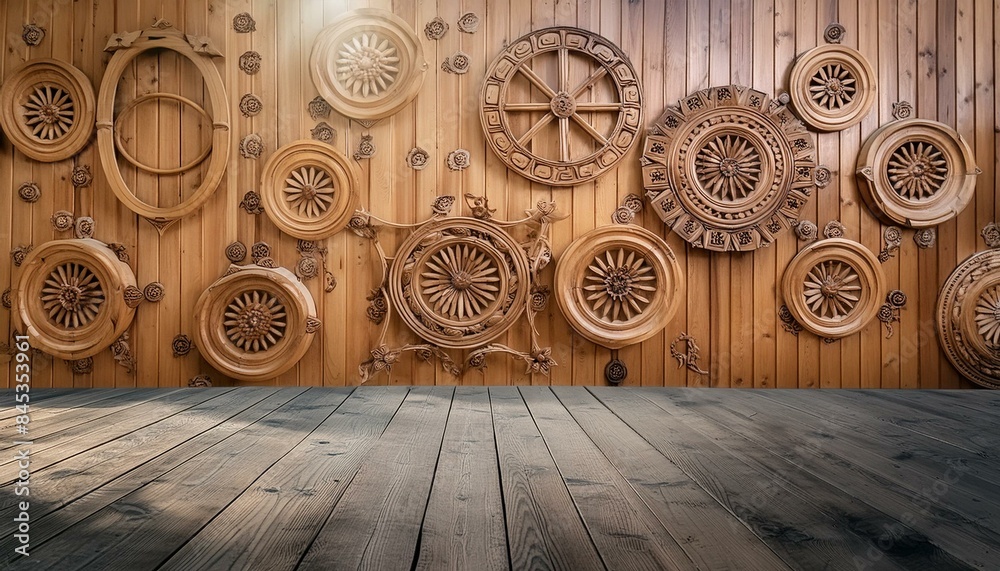 door in the garden, wallpaper church of st john the baptist, close up ...
