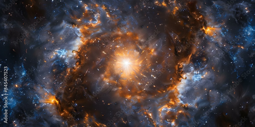 Celestial mothers as stars in galaxy their light guiding and nurturing ...