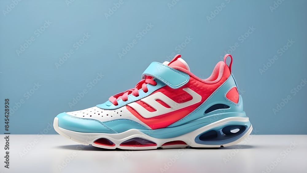 Kids junior athletic sneaker shoe banner for broad poster with ...