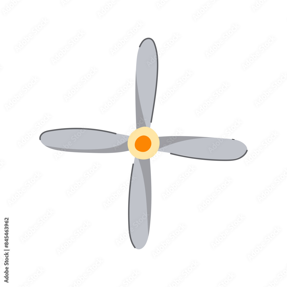 fan propeller cartoon. aircraft blade, motor marine, ocean logo fan ...