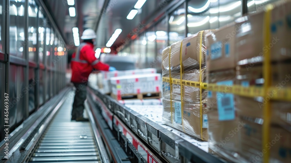 Temperature controlled transportation and distribution warehouse ...