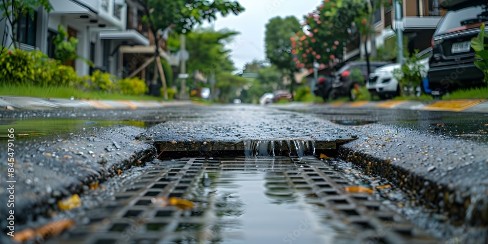 Effective Street Drainage System Managing Rainwater Runoff Efficiently ...