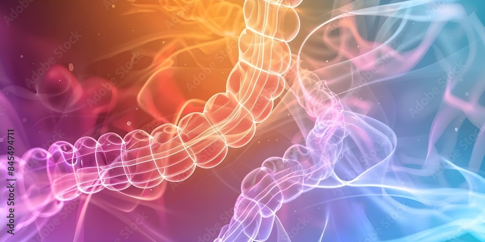 Gastroesophageal Reflux Disease GERD causes stomach acid to flow into ...