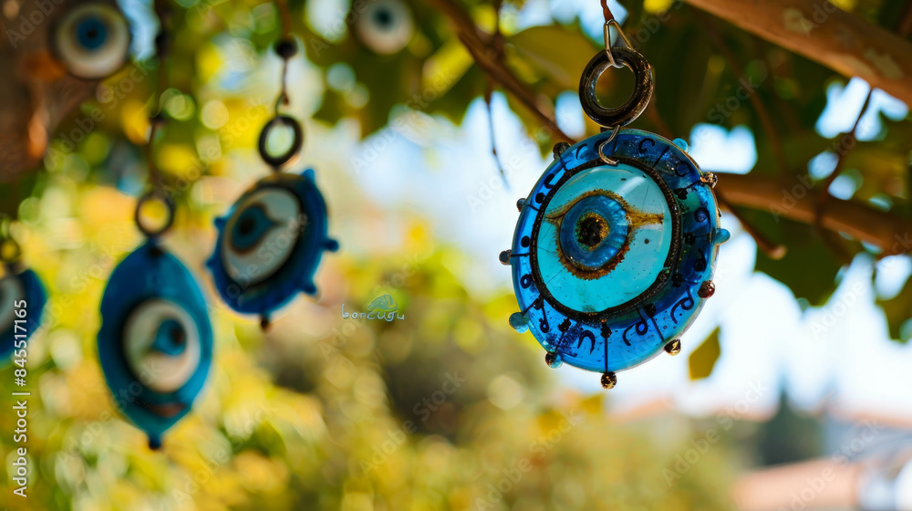 Blue evil eyes, also known as "nazar boncugu", are common symbols in ...
