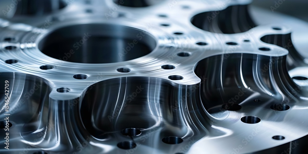 Metal component manufactured using powder bed fusion in industrial 3D ... Metal component manufactured using powder bed fusion in industrial 3D ...
