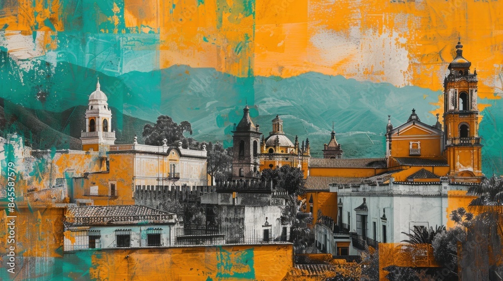Colonial Architecture and Cultural Festivals in Córdoba Art Collage ...