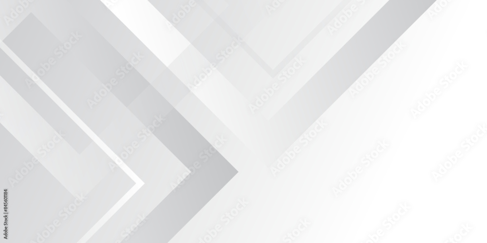 Abstract white and grey triangle overlay texture background. Modern ...